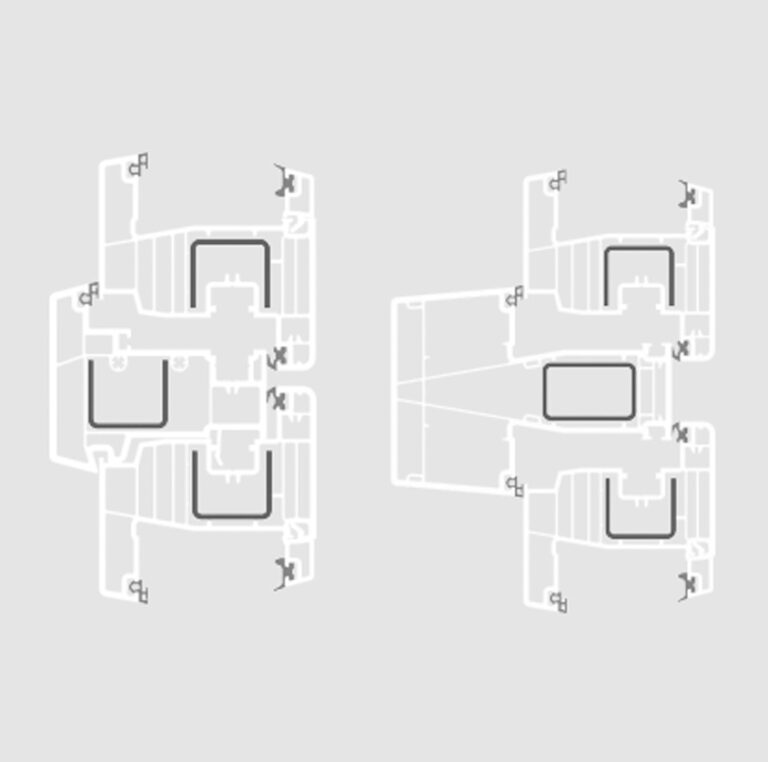 LB Profile Verdiept | Verdiept profiel met hoge isolatie